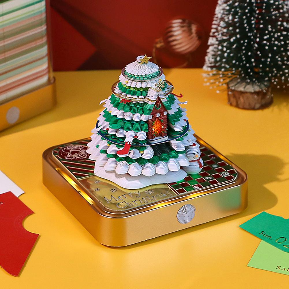 2025 3D Desk Note 2025 Tree Omoshiroi Block 3D Memo Pads for Desktop ...