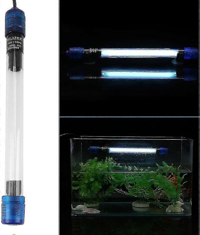 220-240v Waterproof Uv Lamp Aquarium Led Light Sterilization Lamp Algae ...