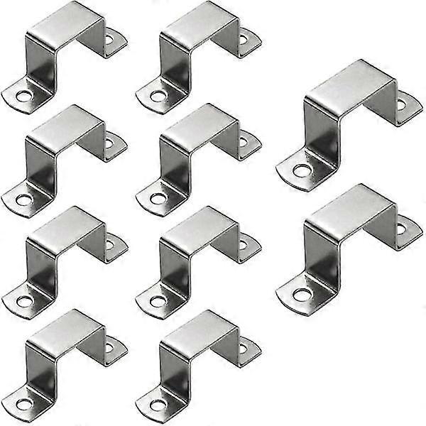 10 pcs 30*30mm Square oblong tube clamp, Stainless steel square tube ...