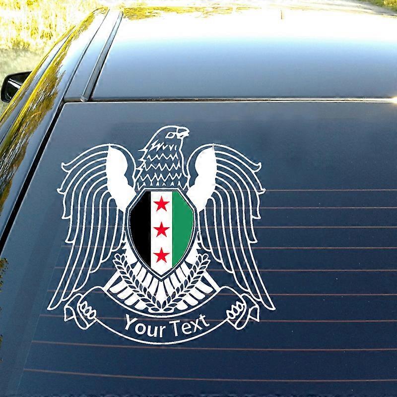 V8888 Custom Made Vinyl Decal Coat Of Arms Of Syria Car Sticker ...