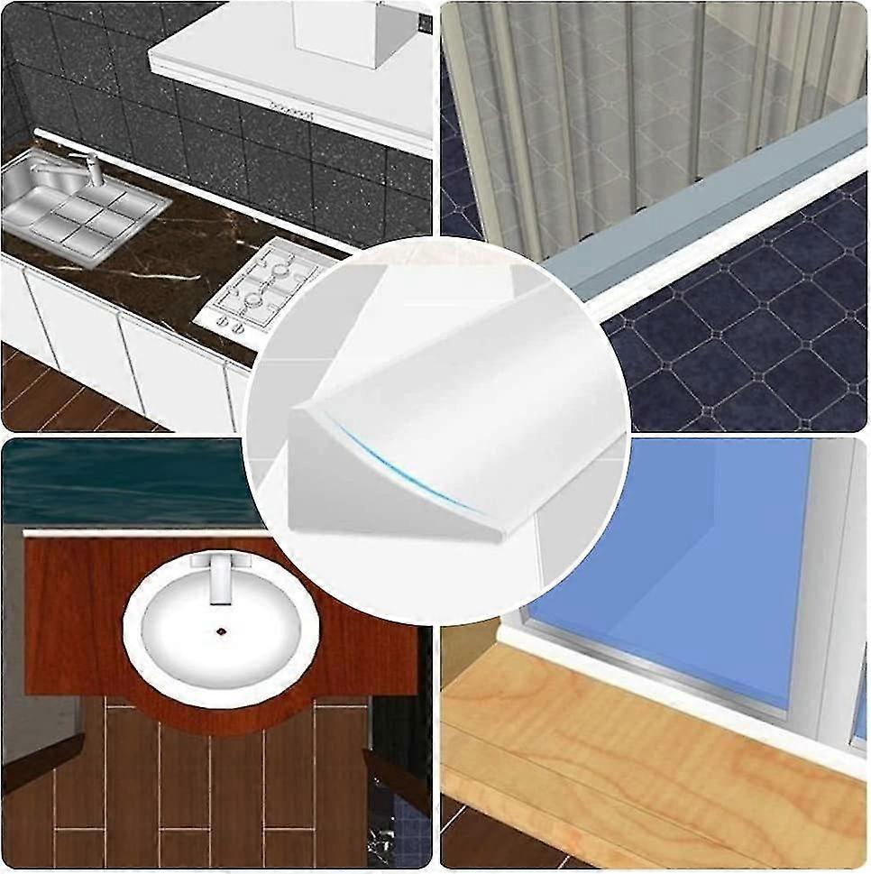 2M Shower Threshold Water Barrier, Wet Room Bathroom Kitchen Floor ...