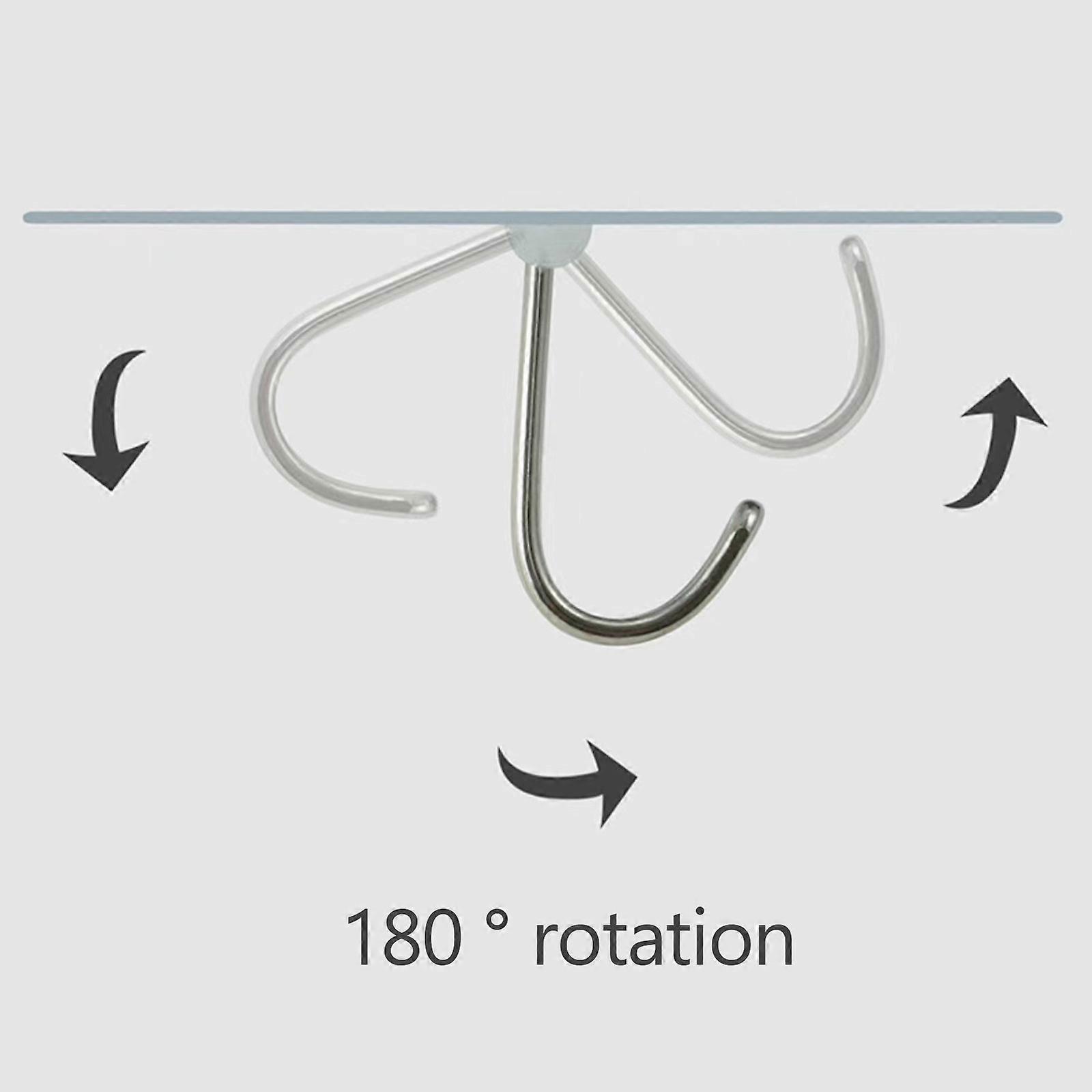 Adhesive Hooks Kitchen Wall Hooks - 2/4/6 PCS Heavy Duty Self Adhesive ...