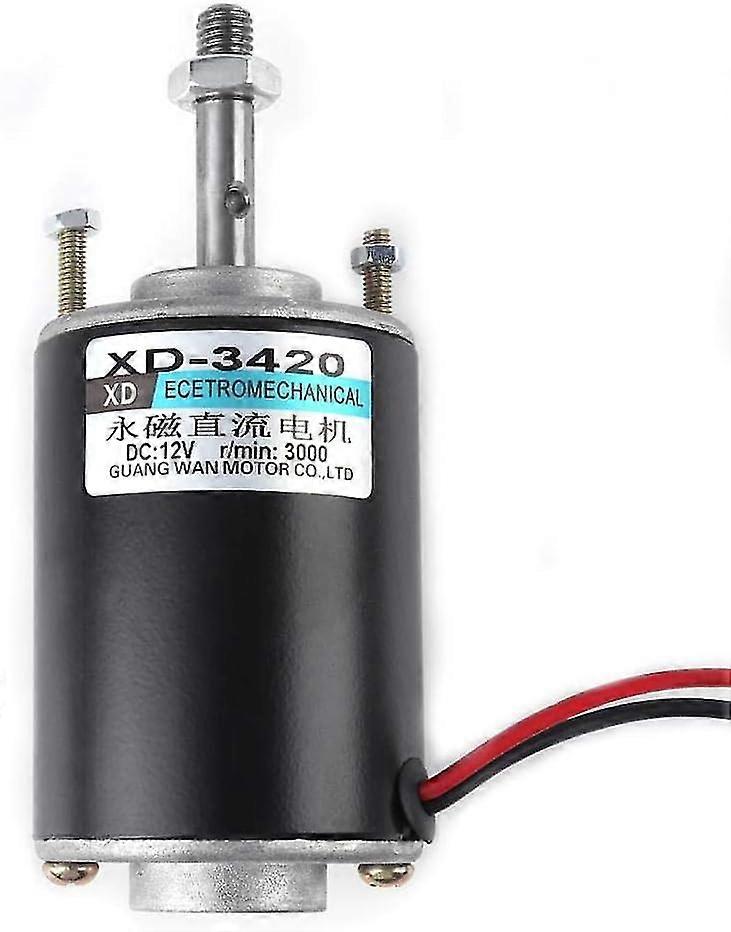 Reversible Electric Gear Motor, 12/24v 30w High Speed Cw/ccw Permanent ...