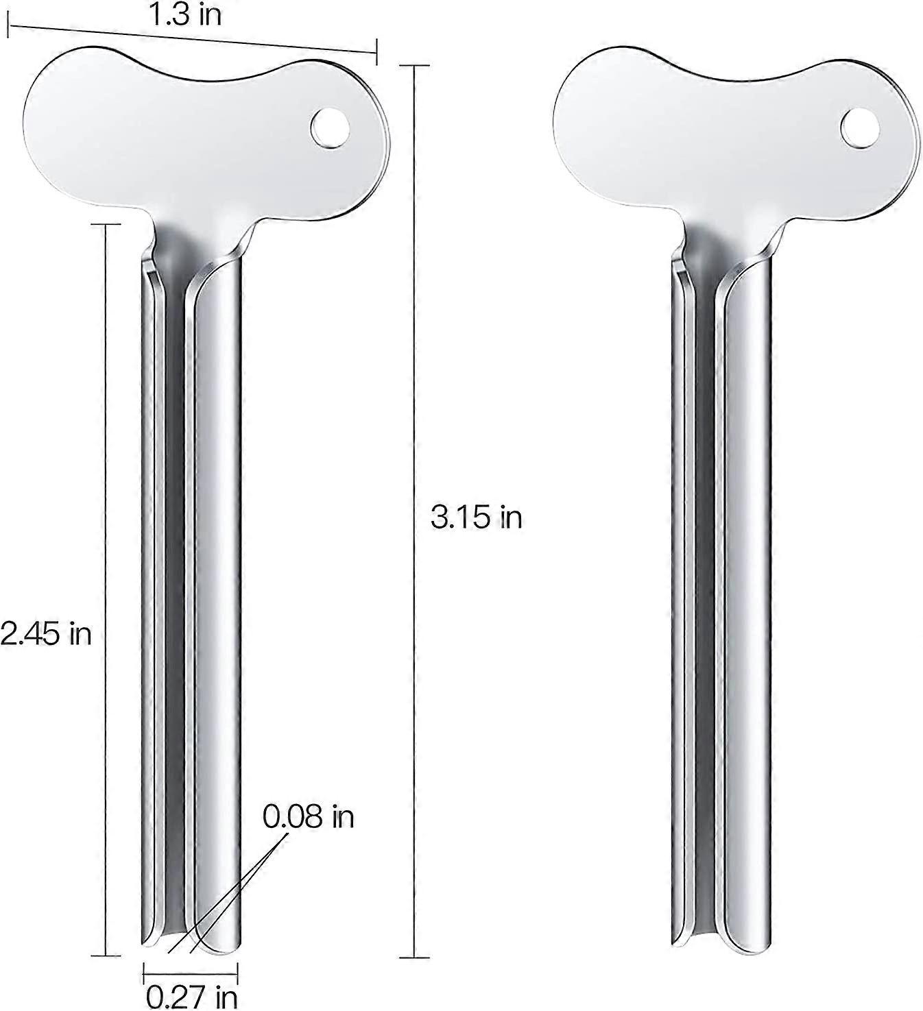 Toothpaste Squeezer, 6 Pack Metal Tube Squeezer Key Stainless Steel ...