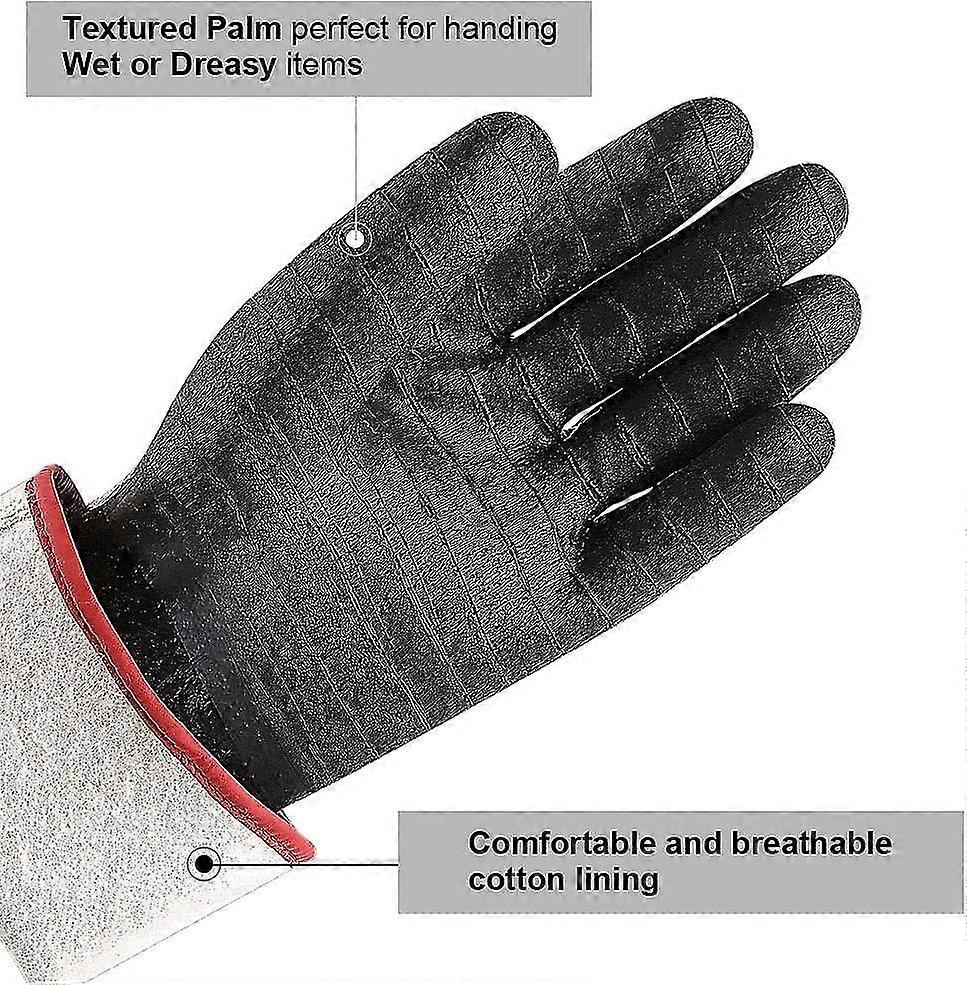 932f Extreme Heat Resistant Gloves For Grill Bbq, Waterproof Long ...