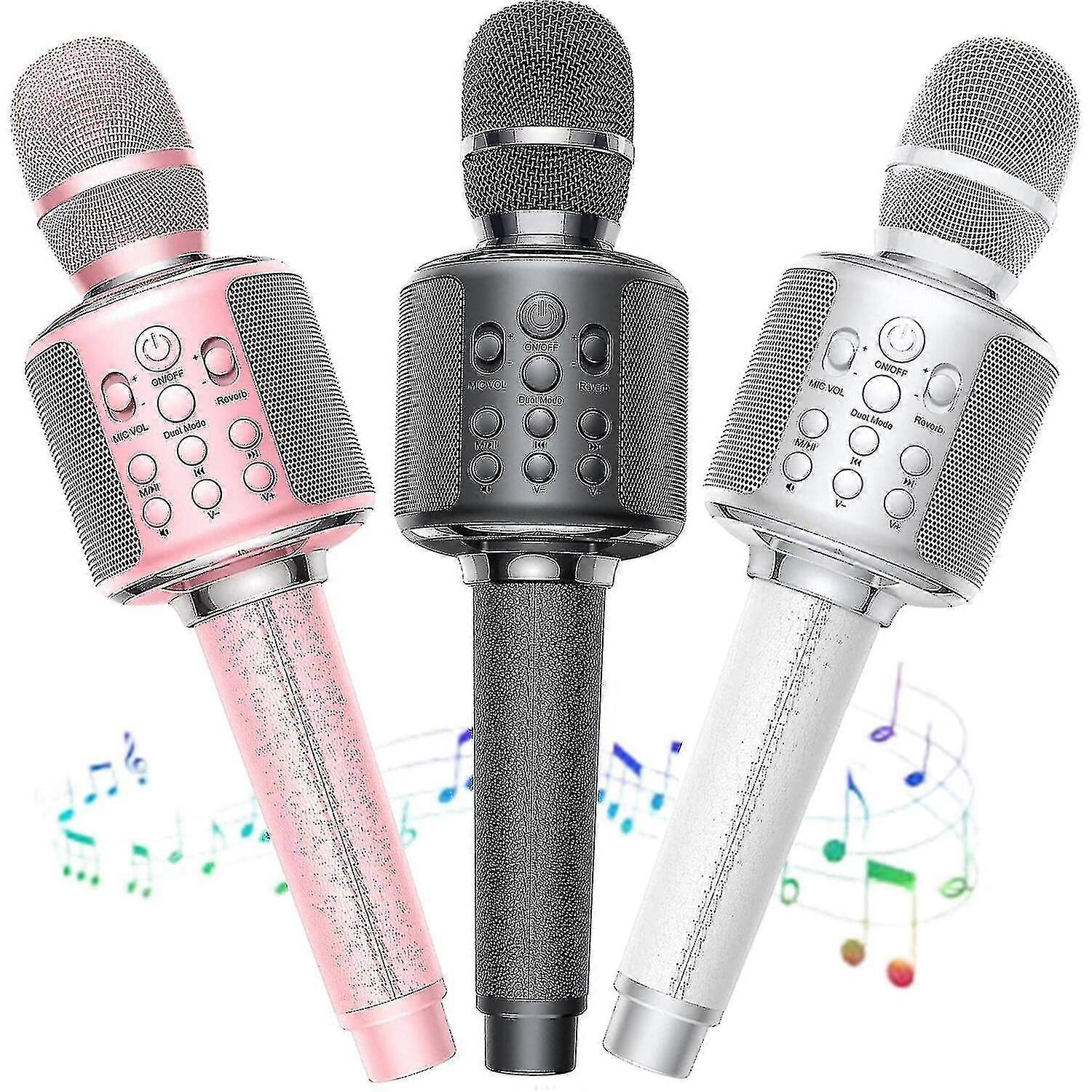 Karaoke Microphone Bluetooth Wireless Portable Home Singing Machine ...
