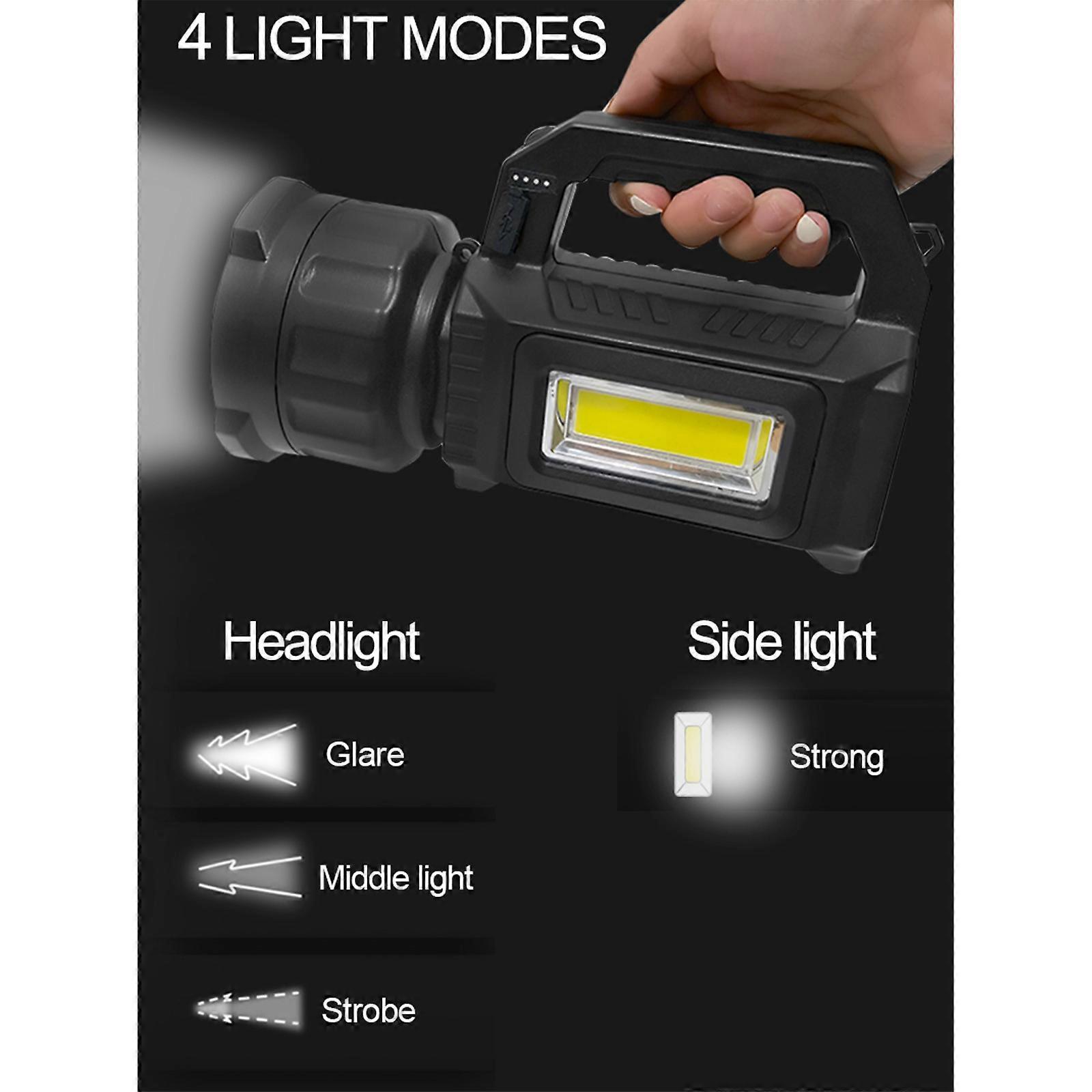 Rechargeable Flashlights High Lumens Flash Light Lumens Brightest ...