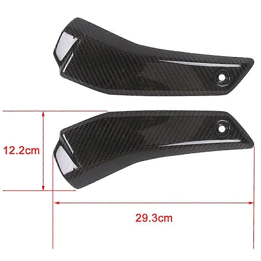 New 100% Carbon Fiber Motorcycle Radiator Covers Side Panels Radiator ...