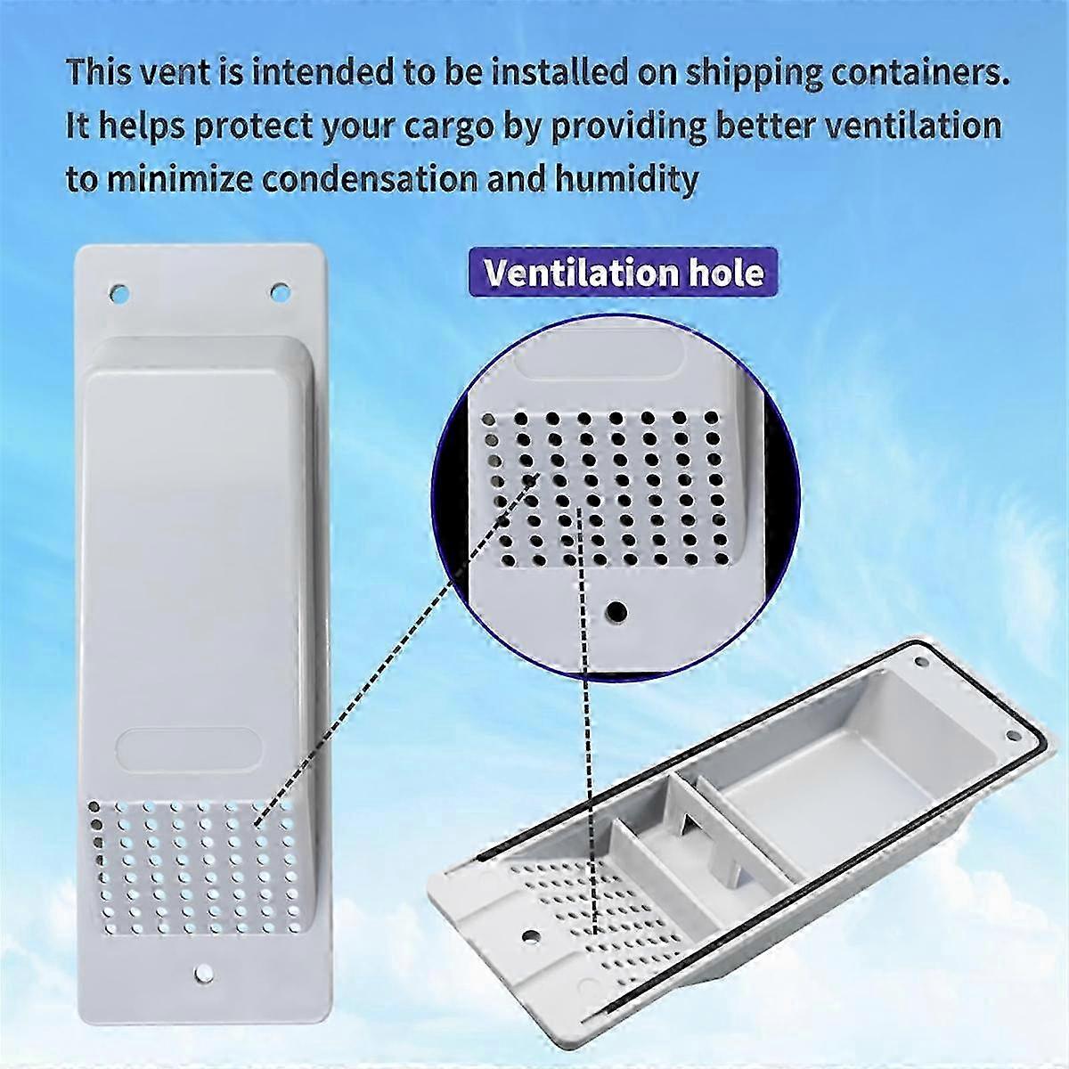 8 Pack Container Air Vent,reduce Heat And Humidity For Cargo Containers ...