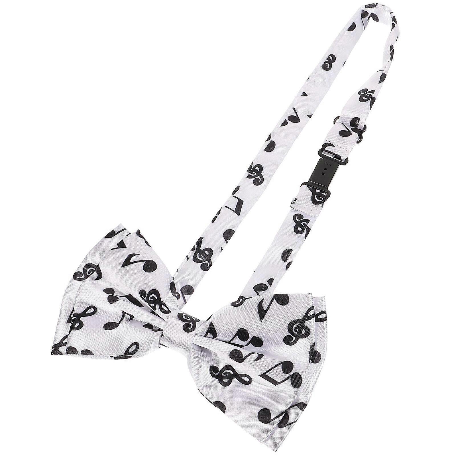 Music Note Bow Tie Mens Bowtie Formal Bowtie Mens Bow Tie Costume ...
