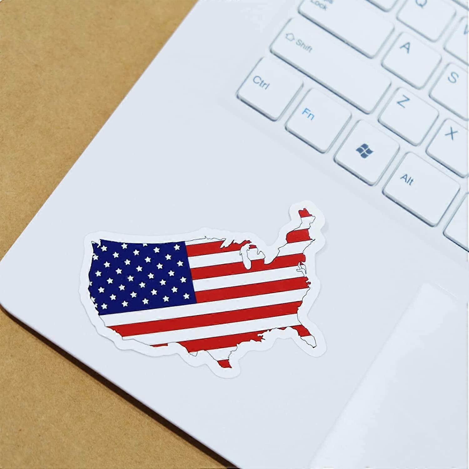 Country Flag Stickers (50 Pcs), World Map Vinyl Decal, Waterproof ...