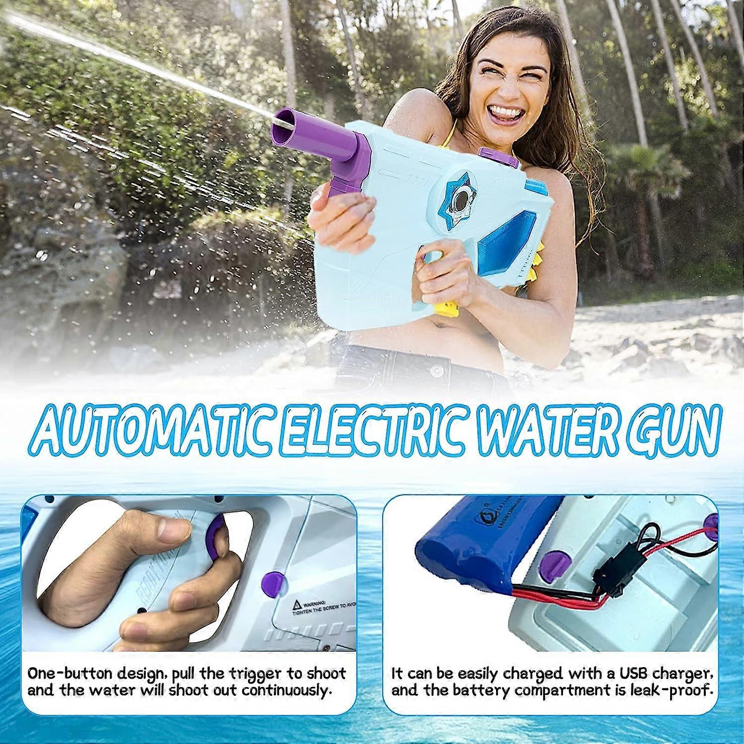Water Gun for Adults and Kids, Automatic Water Squirt Guns up to 40 FT ...