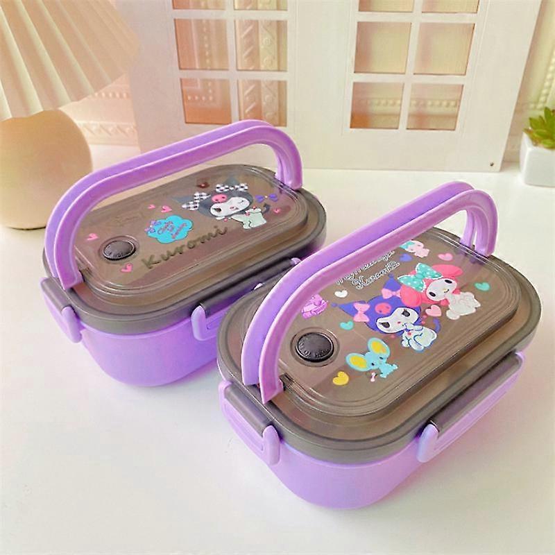 Sanrio Kawaii Hello Kitty Lunch Box Kuromi My Melody Cinnamoroll ...