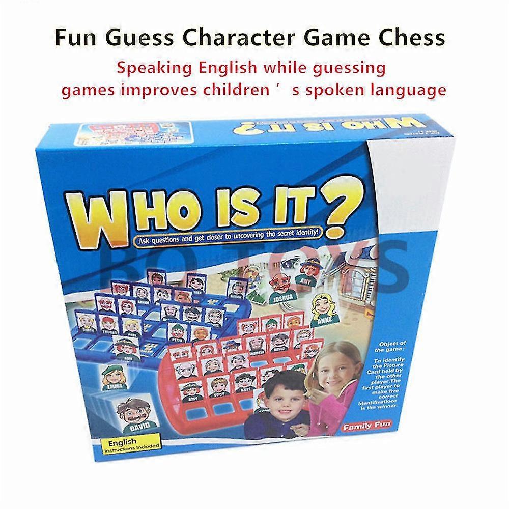 Guess Who? Board Guessing Game Double-sided Character Sheet, 2 Player ...