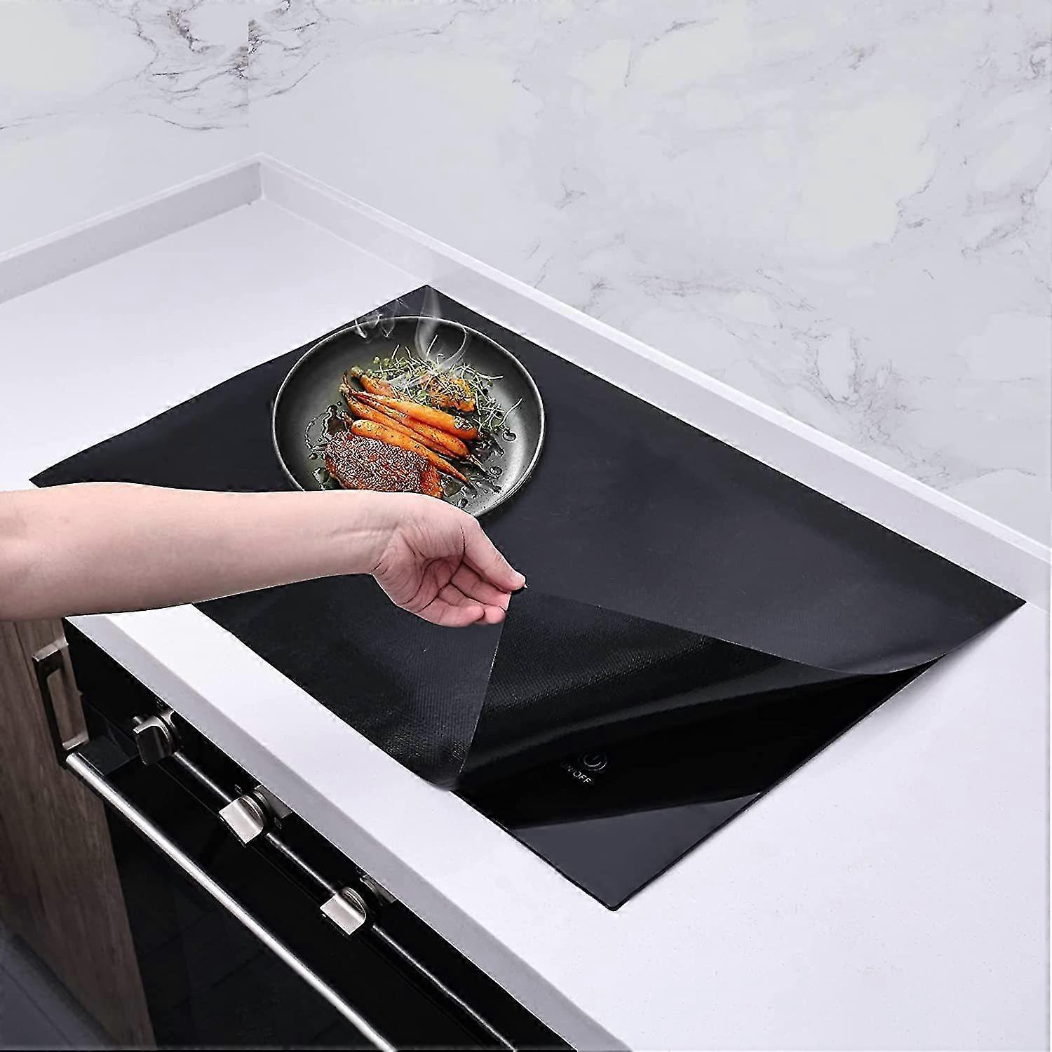 Large Silicone Induction Cooktop Protector Mat, 20.4 In X 30.7 In ...