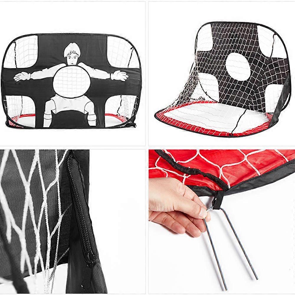 Nylon Football Goal Net Foldable Soccer Goal Adults Football Target Net ...