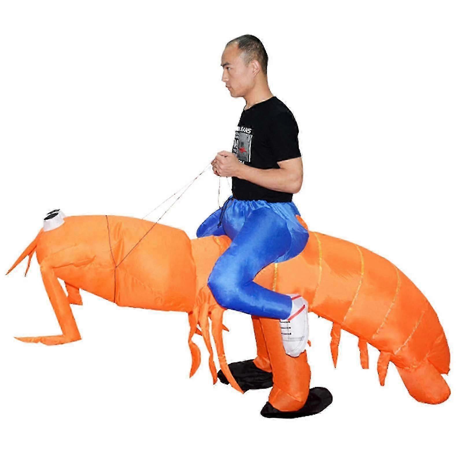 Shrimp Infant Costume Blowup Big Mantis-shrimp Rider-fancy-dress ...