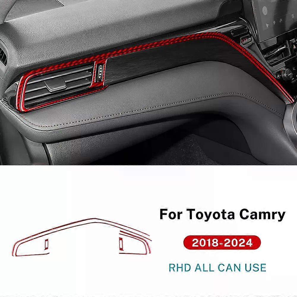 Real Soft carbon Fiber compatible for Toyo-ta Camry 2018 2019 2020 2021 ...