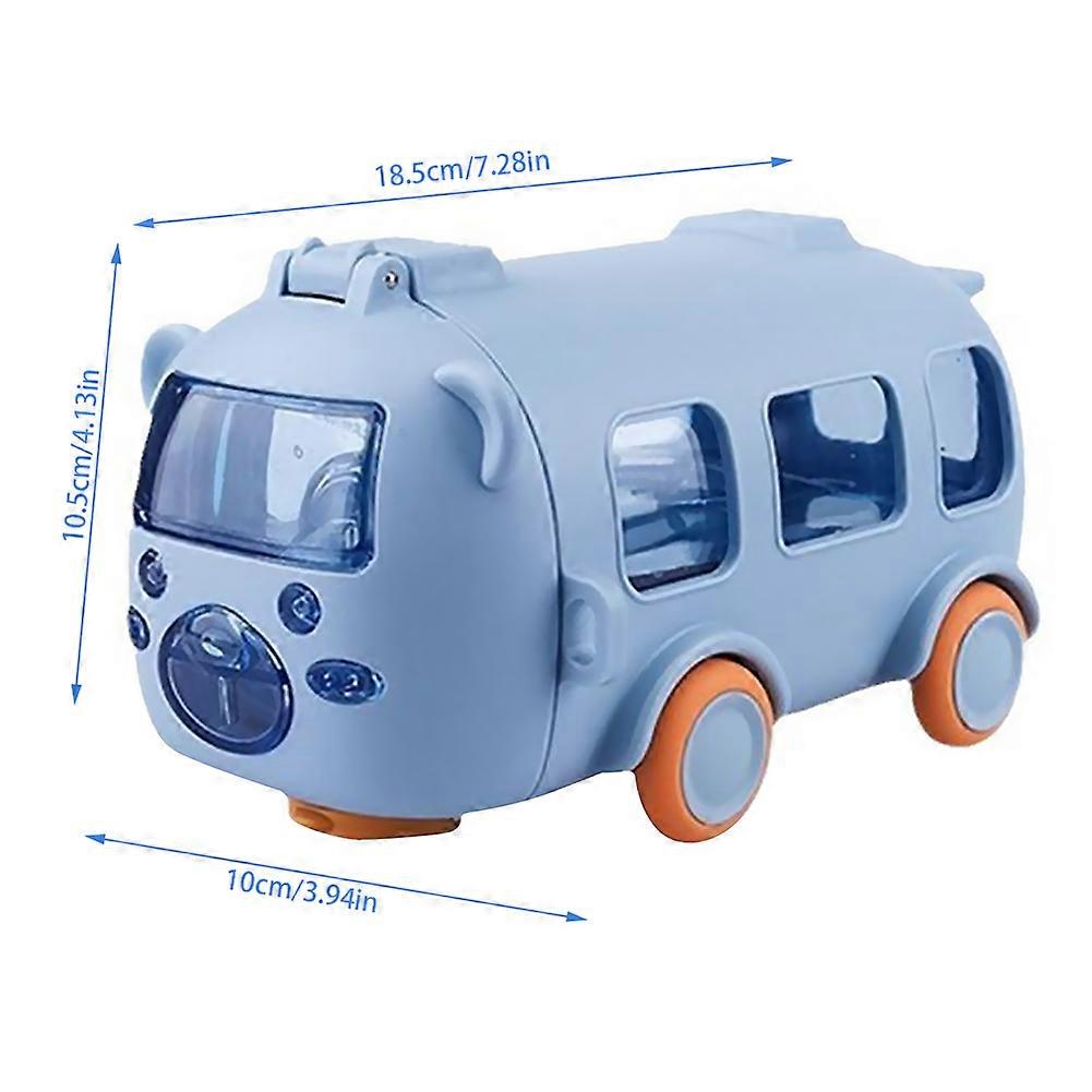 Children's Bus Shaped Water Cup, 500ml Leakproof Drinking Water Bottle ...