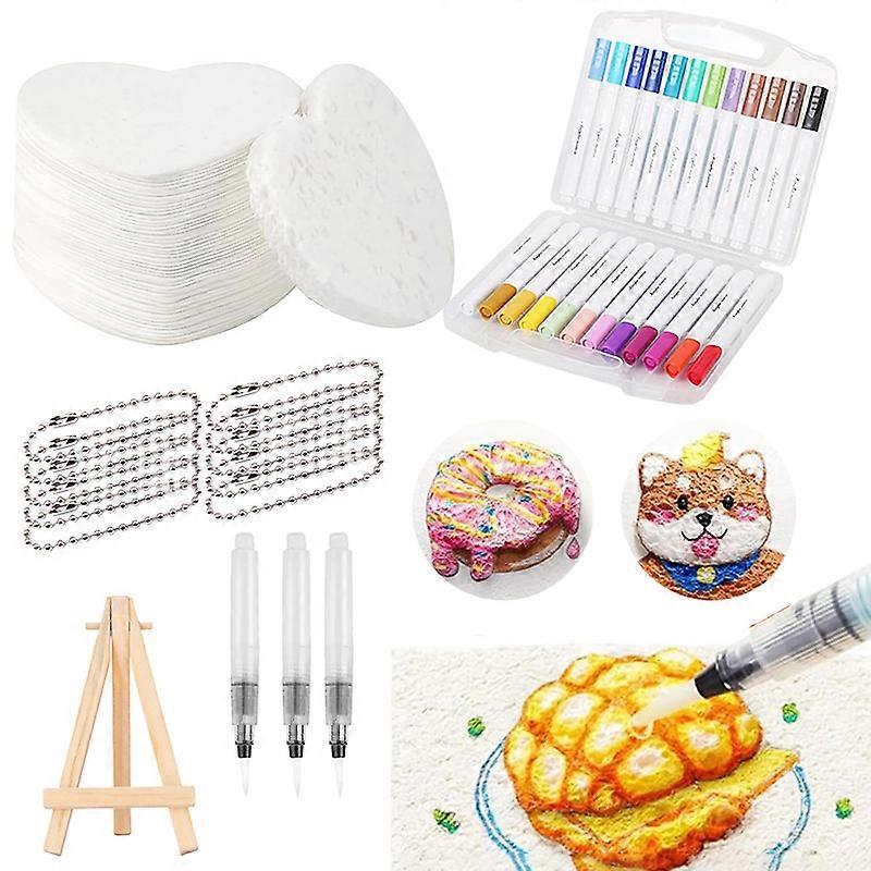 Magic Puffy Paint Puffy Paint Paper DIY Bubble Drawing Pens Art ...