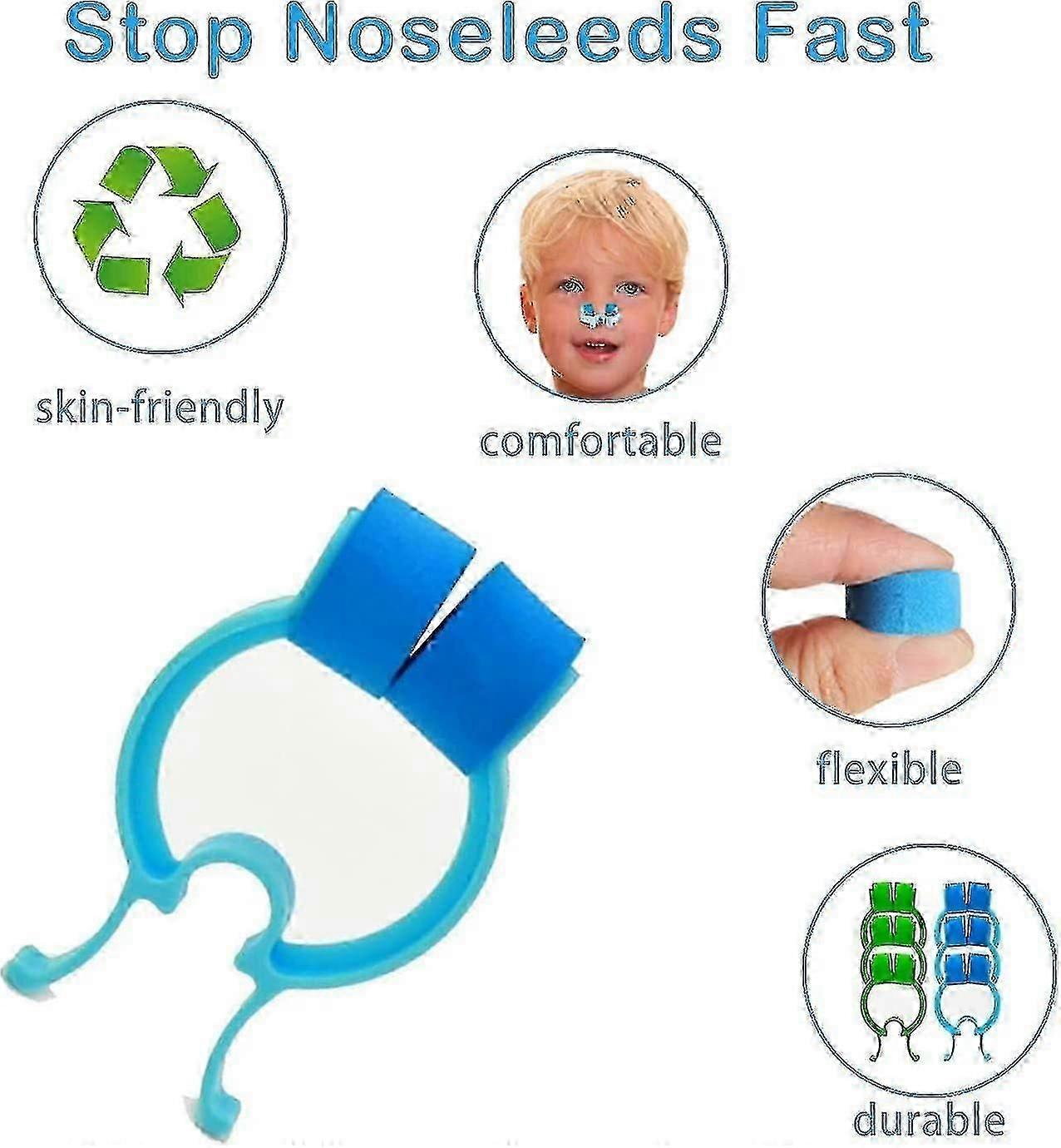 Nasal Clip Treatment to Stop Nosebleeds - Epistaxis Stopper, 6-Pack ...