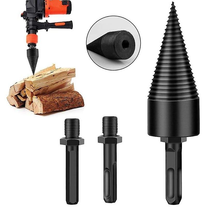 Firewood Chop Wood Drill Bit Splitting Tool Splitting Cone Log ...