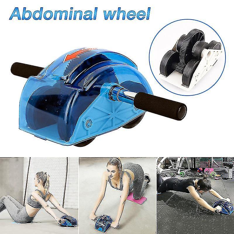 Abdominal Wheel 4 Roller Wheel Abdominal Muscle Exerciser With Gear For ...