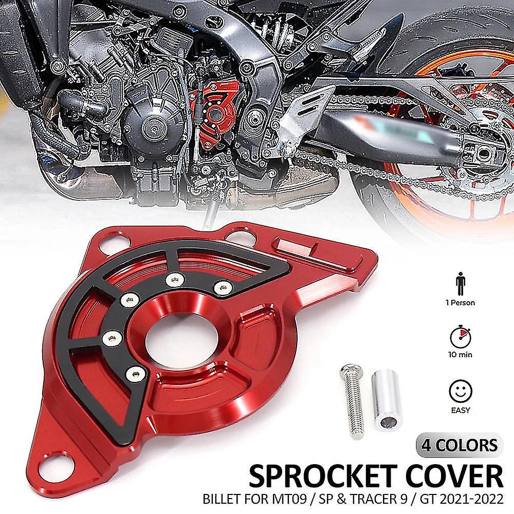 Motorcycle Chain Guard Protection Cover Left Engine Front Sprocket For ...