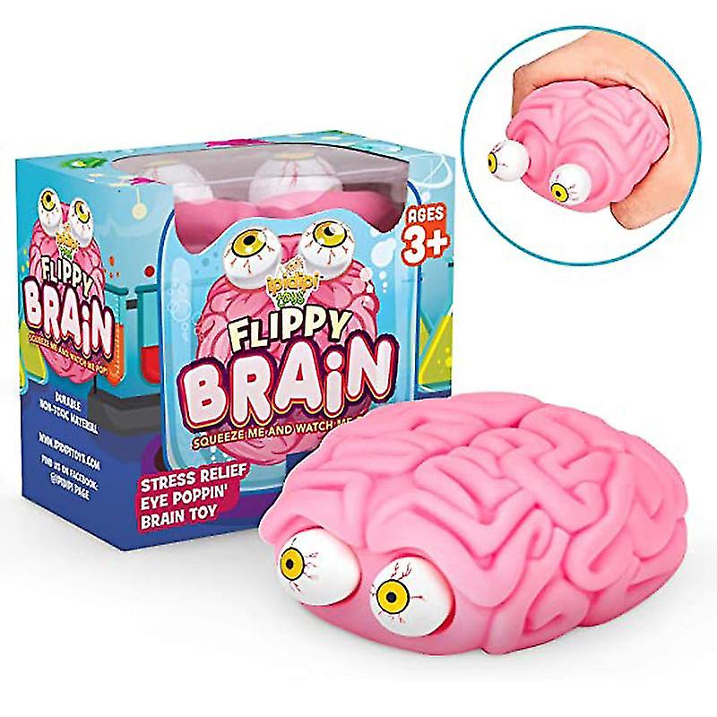 Anti Stress Flippy Brain Squishy Eye Popping Squeeze Fidget Toy Cool ...