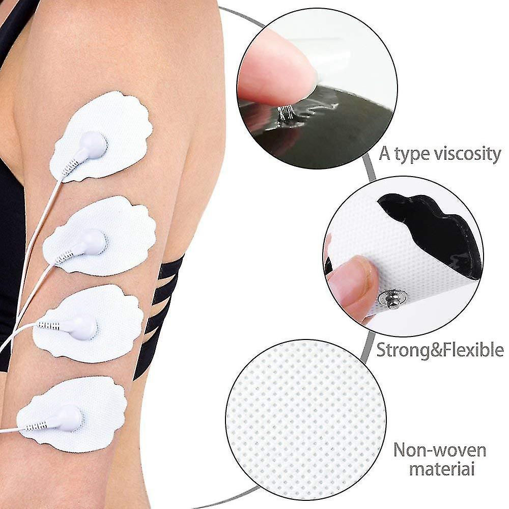 20 One Electrode Pads, Reusable Self-adhesive Replacement Pads For Tens ...