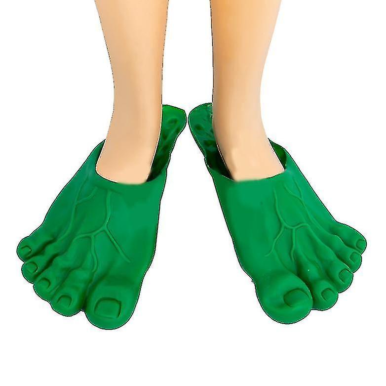 Cosplay Hulk Green Giant Feet Foot Slippers,halloween Props | Fruugo UK