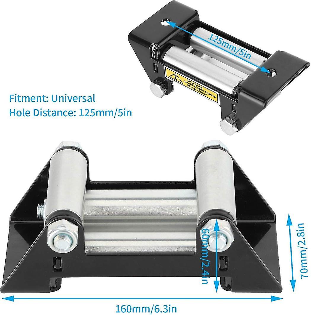 Winch Roller Guide Fairlead Roller Cable Guide Side By Side Winch Cable Roller Fairlead Mount ...