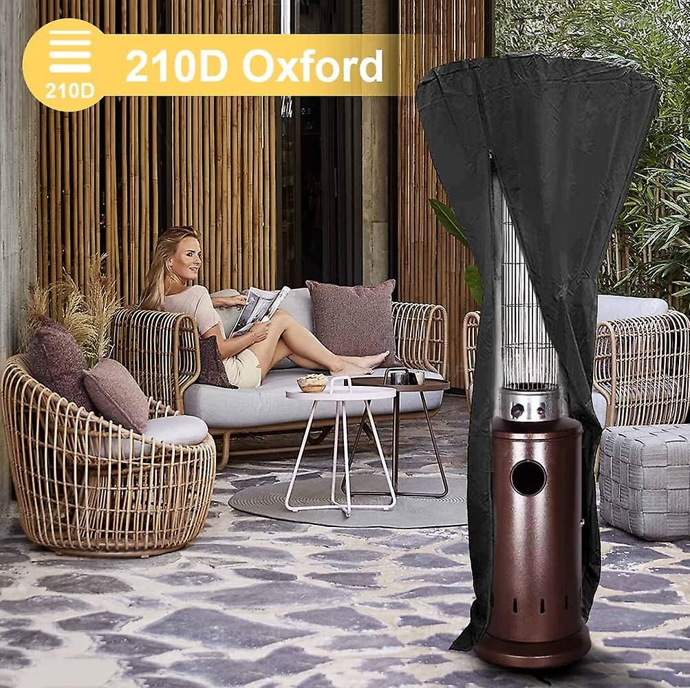 Waterproof Heavy Duty Gas Heater Cover with Drawstring Zipper Windproof ...
