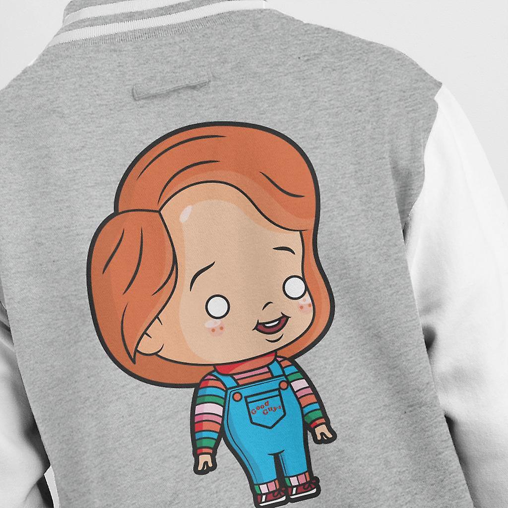Chucky Cute Cartoon Men's Varsity Jacket | Fruugo UK