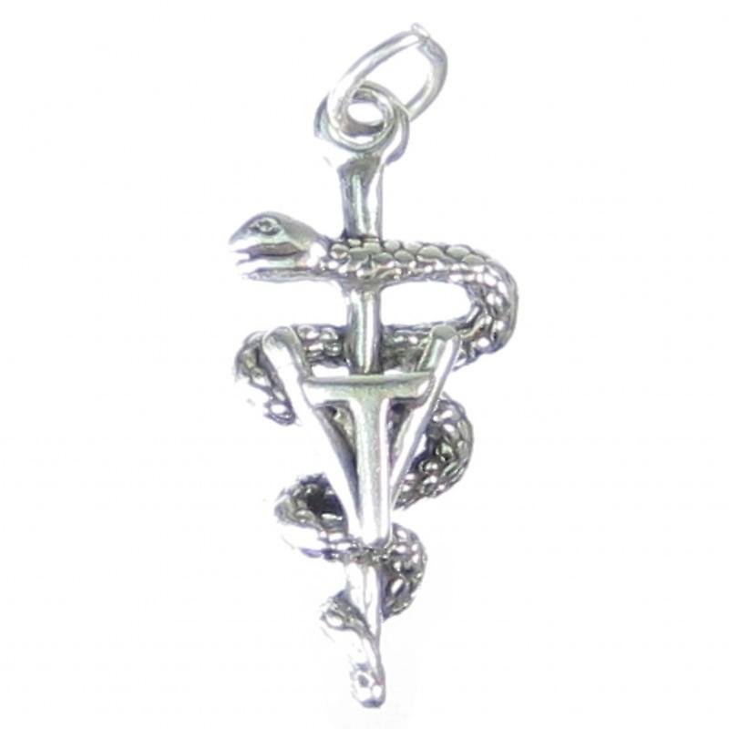 Vet Tech Symbol Sterlng Silver Charm .925 X1 Vetinary Technician Charms ...