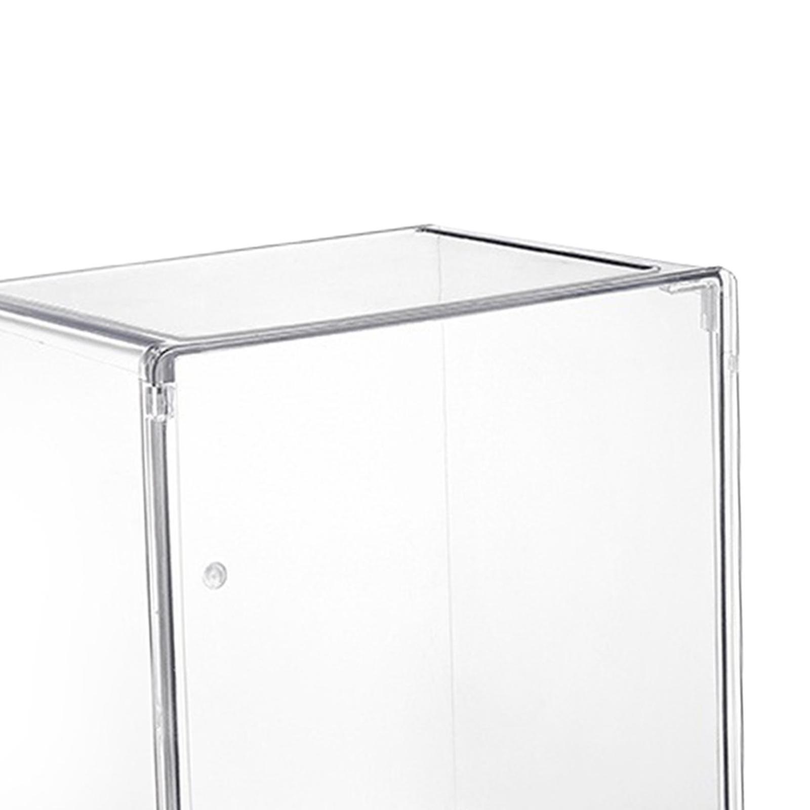 Showcase Transparent Stackable Storage Case Dustproof Container Display ...