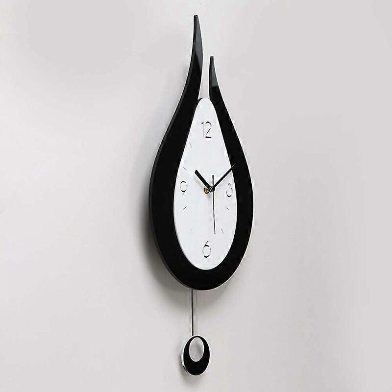 Silent Wall Clocks Water Droplets Swing Wall Clock Modern Design Nordic ...