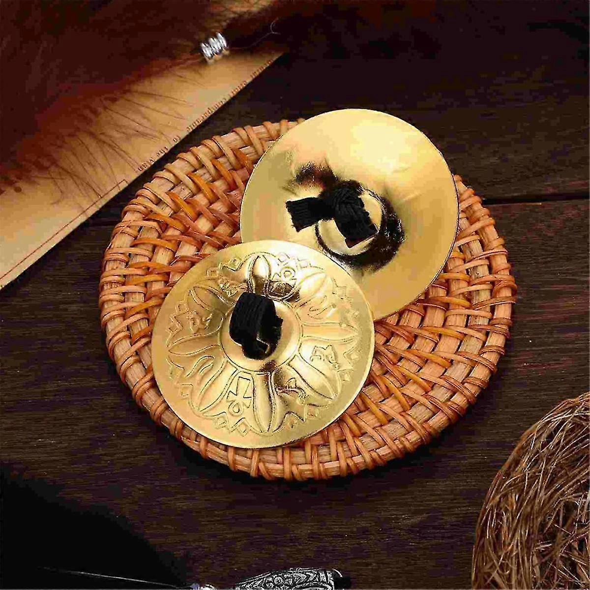 4pcs Copper Finger Cymbals Small Finger Cymbals Belly Dancing Mini ...