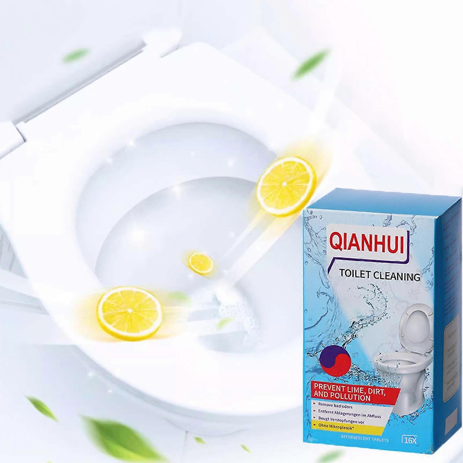 Lemon Scent Bowl Cleaner Tablets-Qianhui Cleaning Bathroom | Fruugo UK
