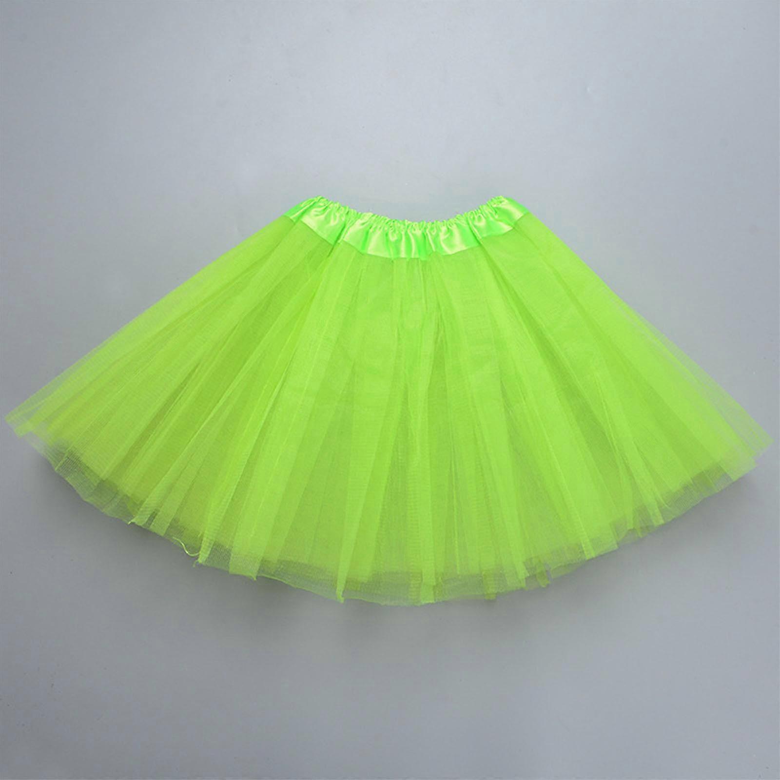 Costume Womens Pleated Gauze Ballet Skirt Adult Tulle Skirts Dancing ...