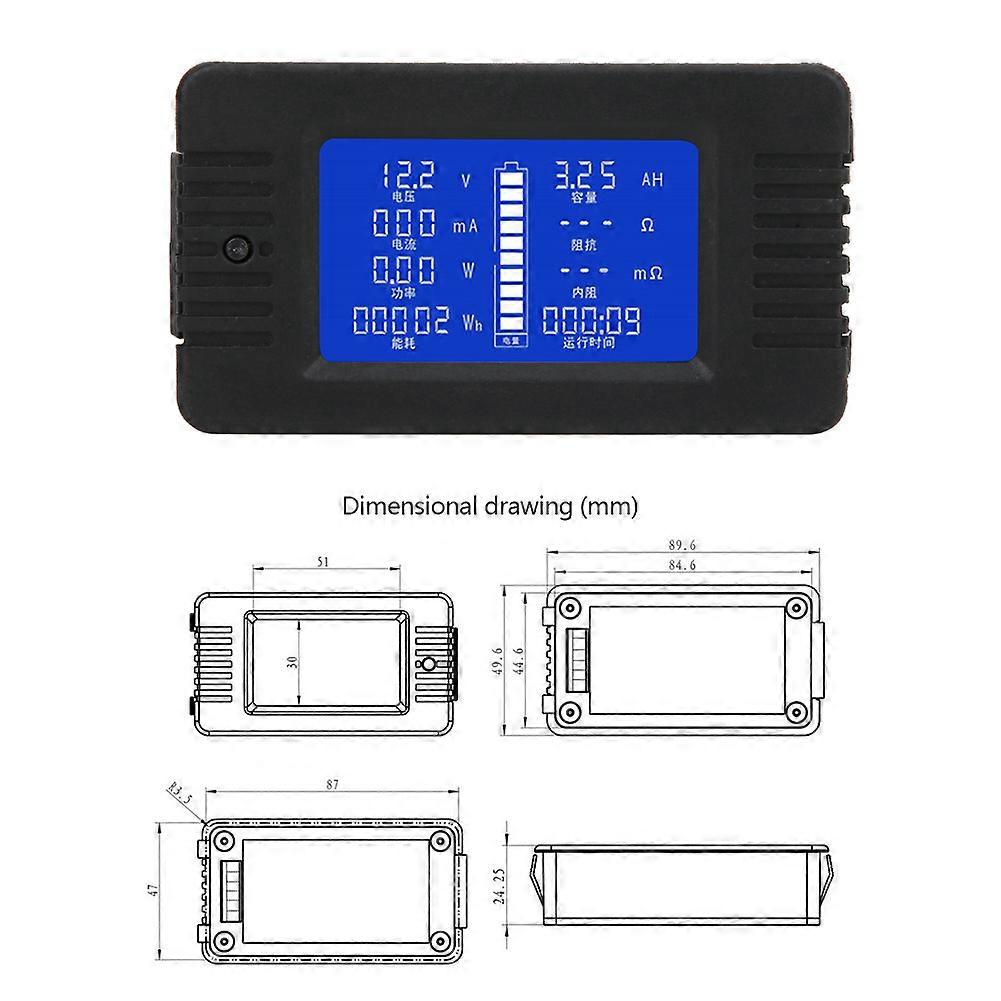 PZEM-015 Multifunctional Battery Meter Current Voltage Power Energy ...