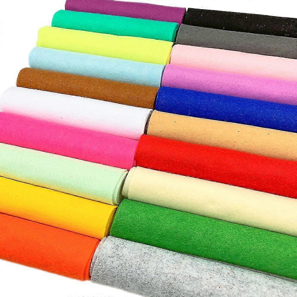Soft Felt Fabric Non-woven Felt Fabric Sheet Patchwork DIY Sewing Dolls ...