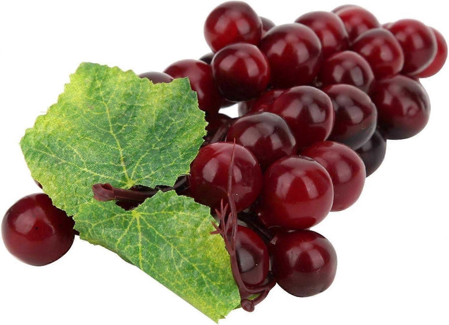 Grapes Cluster Rubber Frosted Grape Bundles Decorative Grapes Bunches ...