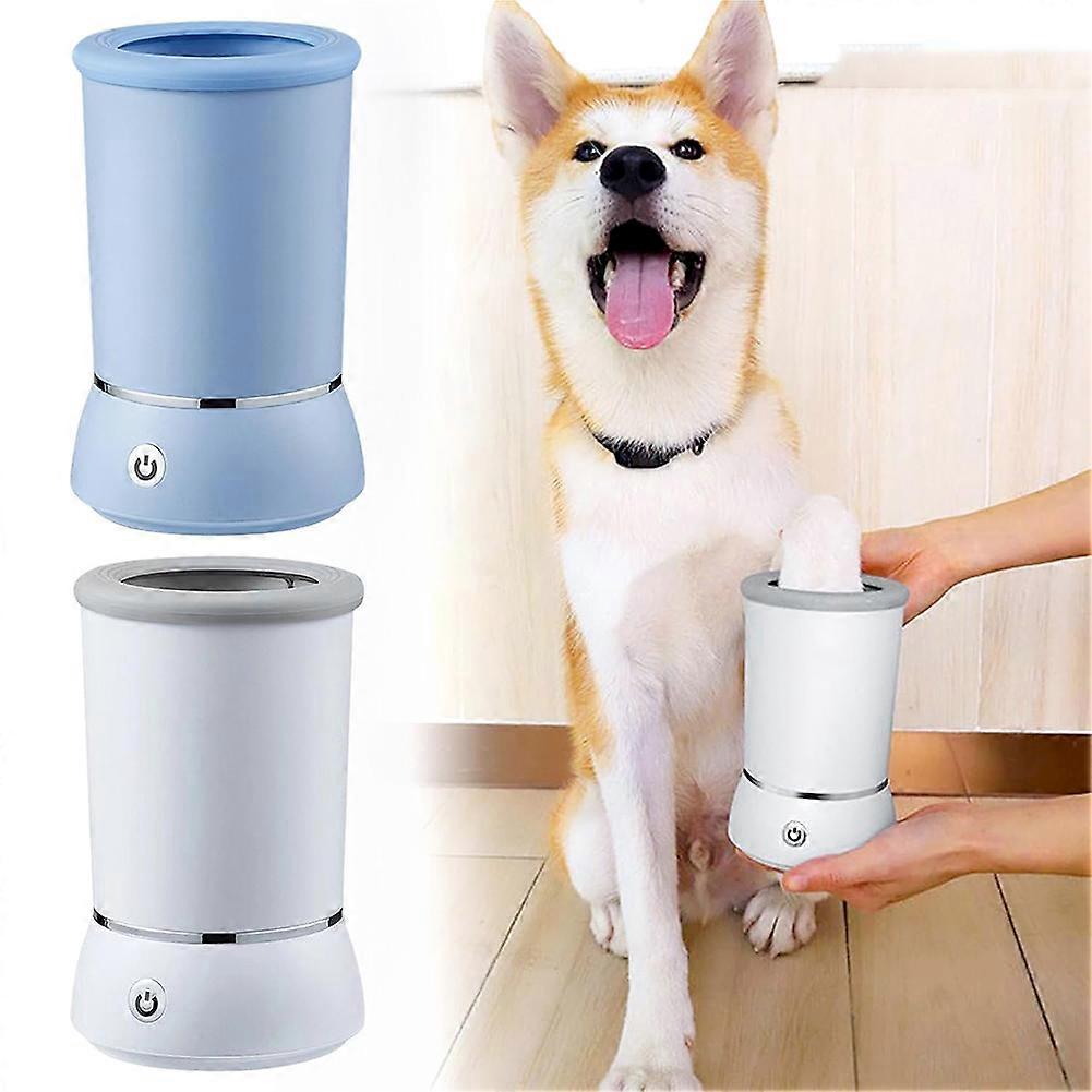 Dog Paw Cleaner Battery Powered Electric Paw Washer Soft Silicone ...