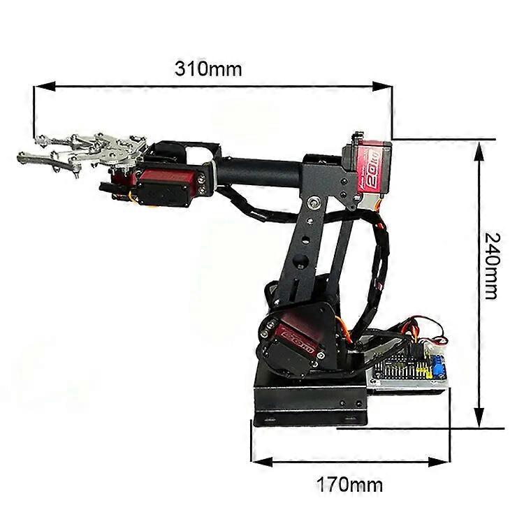 Ps2 Control 6 DOF Robotic Arm Gripper Claw Steam Diy Manipulator for Arduino/STM32 Robot with ...