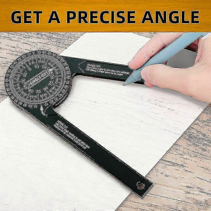 Miter Saw Protractor 7 Inch Aluminum Protractor Angle Finder | Fruugo UK