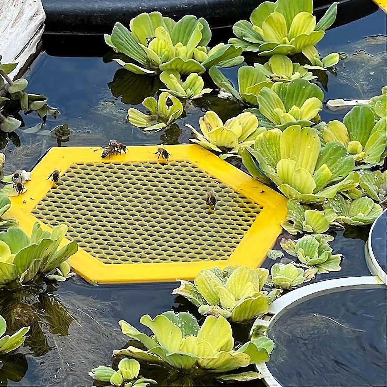 Floating Bee Island Use for Bee Cups for Garden, Colorful Bee Insect ...