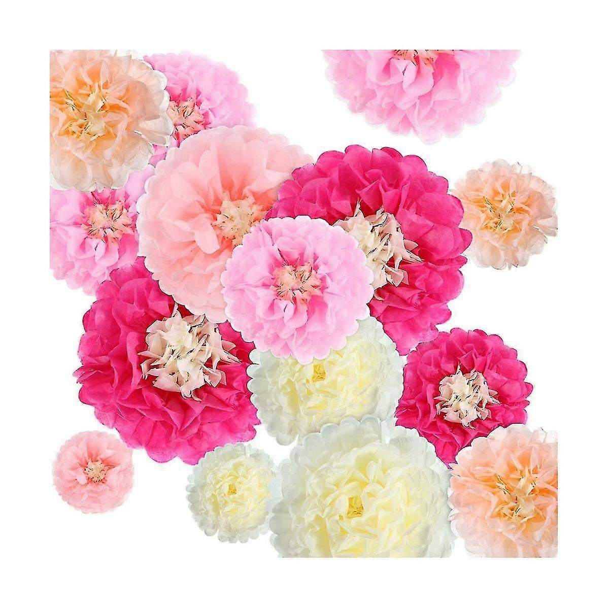 Colorful Paper Flowers Handcrafted Giant Fiesta Paper Flowers For Party ...