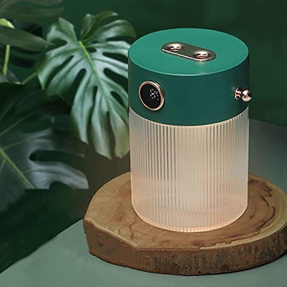 Double Spray Mist Humidifier with Night Light Digital Display 600ml ...