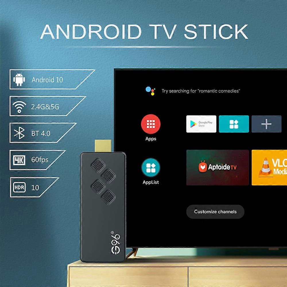 G96 4K Smart TV Stick Android 10 ATV OS Top Set Box Allwinner h313 ...